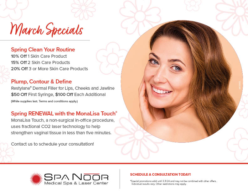 Specials & Promotions | Spa Noor | Fall River, MA